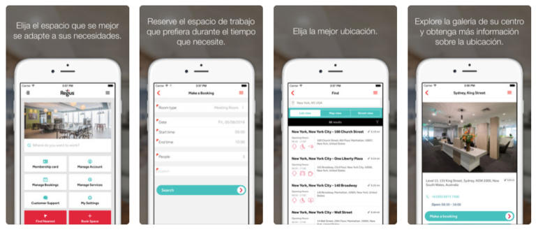 Regus lanza su app para reservar espacios de trabajo en cualquier parte ...