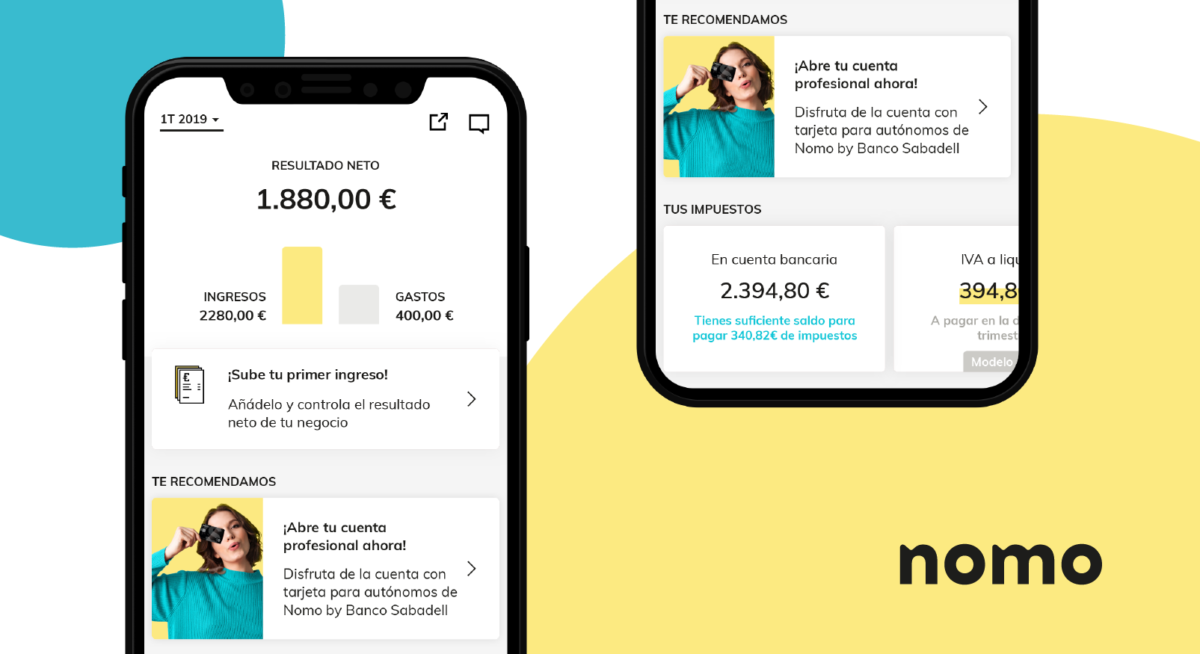 Nomo, la app para que los autónomos se libren de las tareas burocráticas y financieras ...