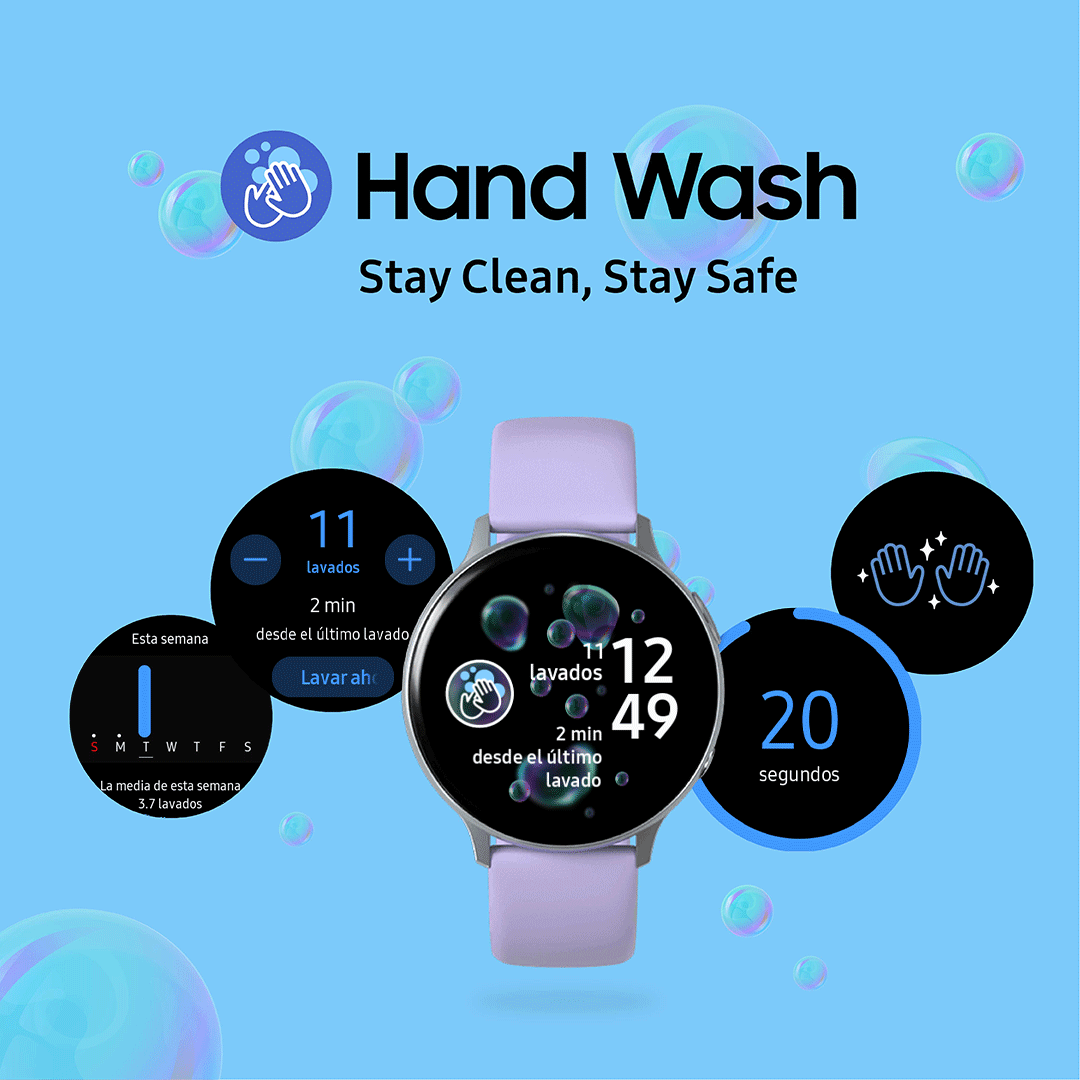Hand Wash, la app para smartwatches de Samsung que te recuerda que te ...