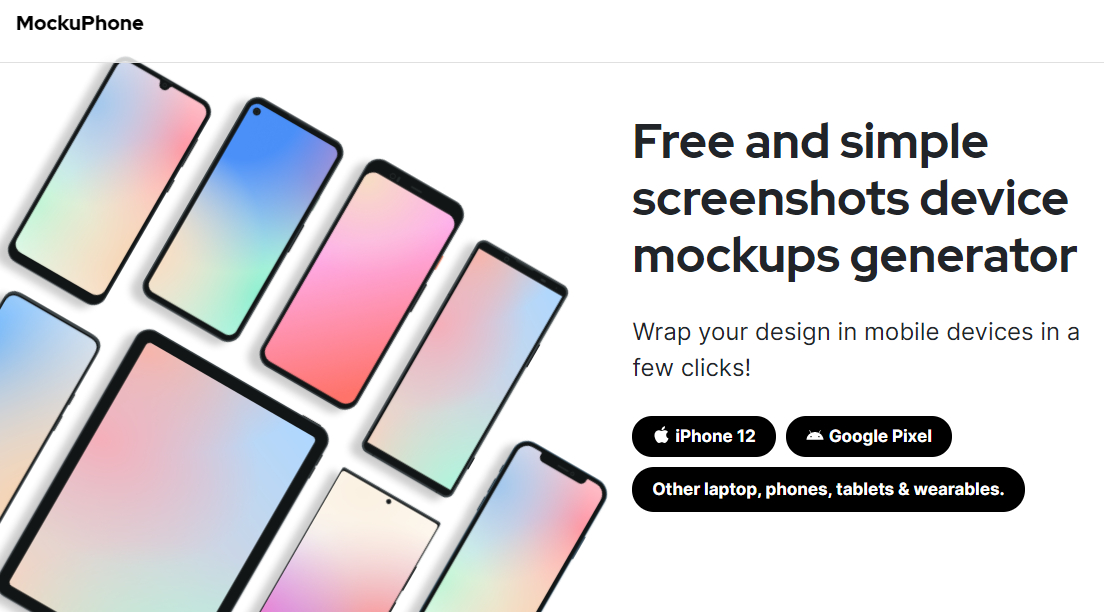 MockUPhone te permite hacer mockups de tus apps o imágenes en el smartphone que quieras ...