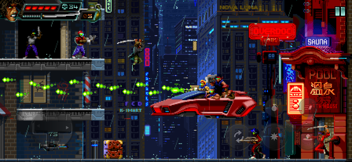 El juego de plataformas de estilo retro Huntdown aterriza en iOS y ...