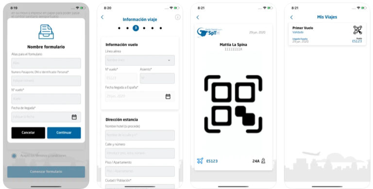 Así funciona SpTH, la app indispensable cuando vuelas a España ...