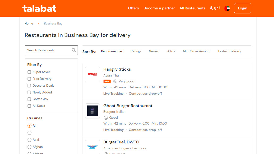 Talabat, la app de delivery de comida que triunfa en Oriente Medio ...