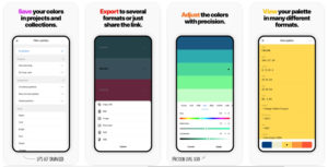 Coolors, una app que permite crear, encontrar y extraer paletas de ...