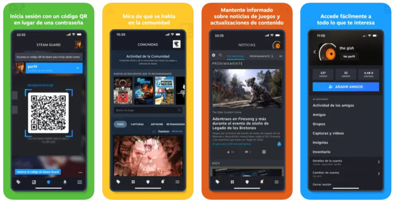 La app móvil de Steam recibe la mayor actualización desde su ...