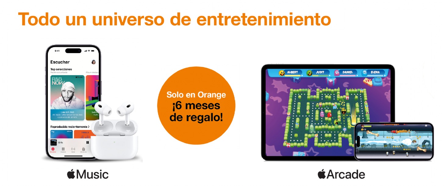 Apple Music y Apple Arcade pasan a formar parte de la oferta de Orange ...