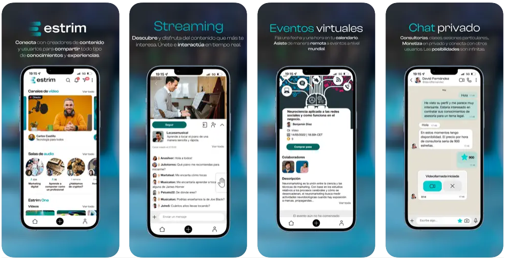 Llega Estrim, una nueva red social centrada en los directos y más justa ...