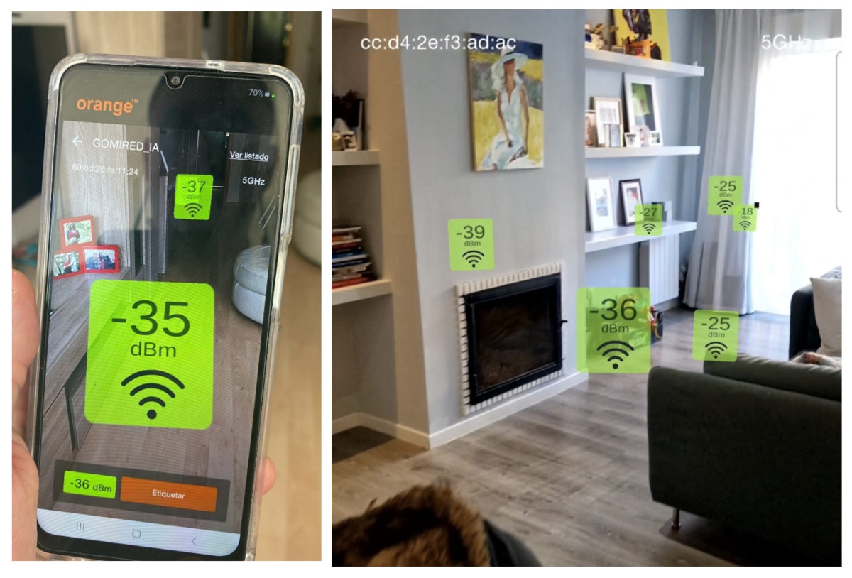 Orange lanza una app de realidad aumentada para saber dónde hay mejor cobertura WiFi ...