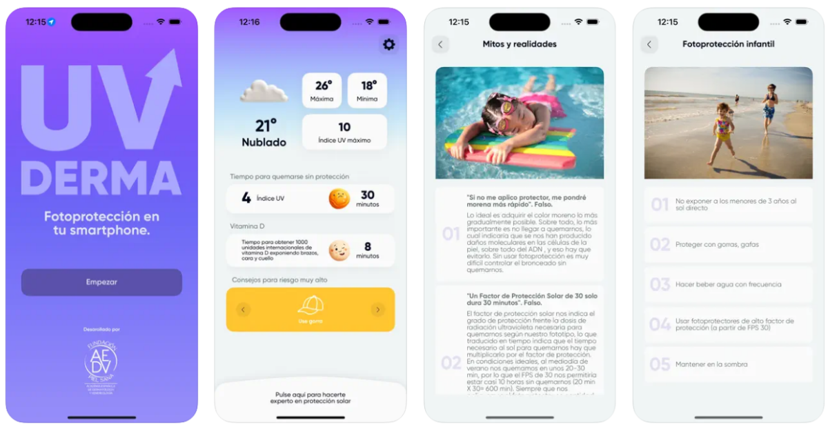 Las 5 mejores apps de protección solar : Applicantes – Información ...