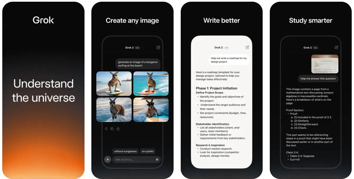 Grok ya cuenta con una app independiente para iOS : Applicantes ...