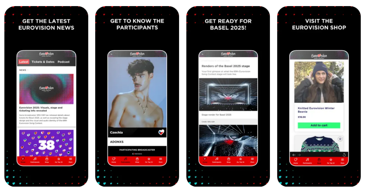Este fue el minuto de oro en la app de Eurovisión en España ...