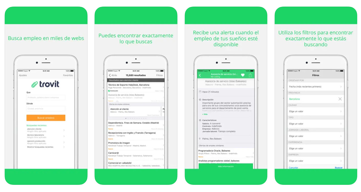 Las mejores apps para encontrar trabajo en España en 2025 : Applicantes ...