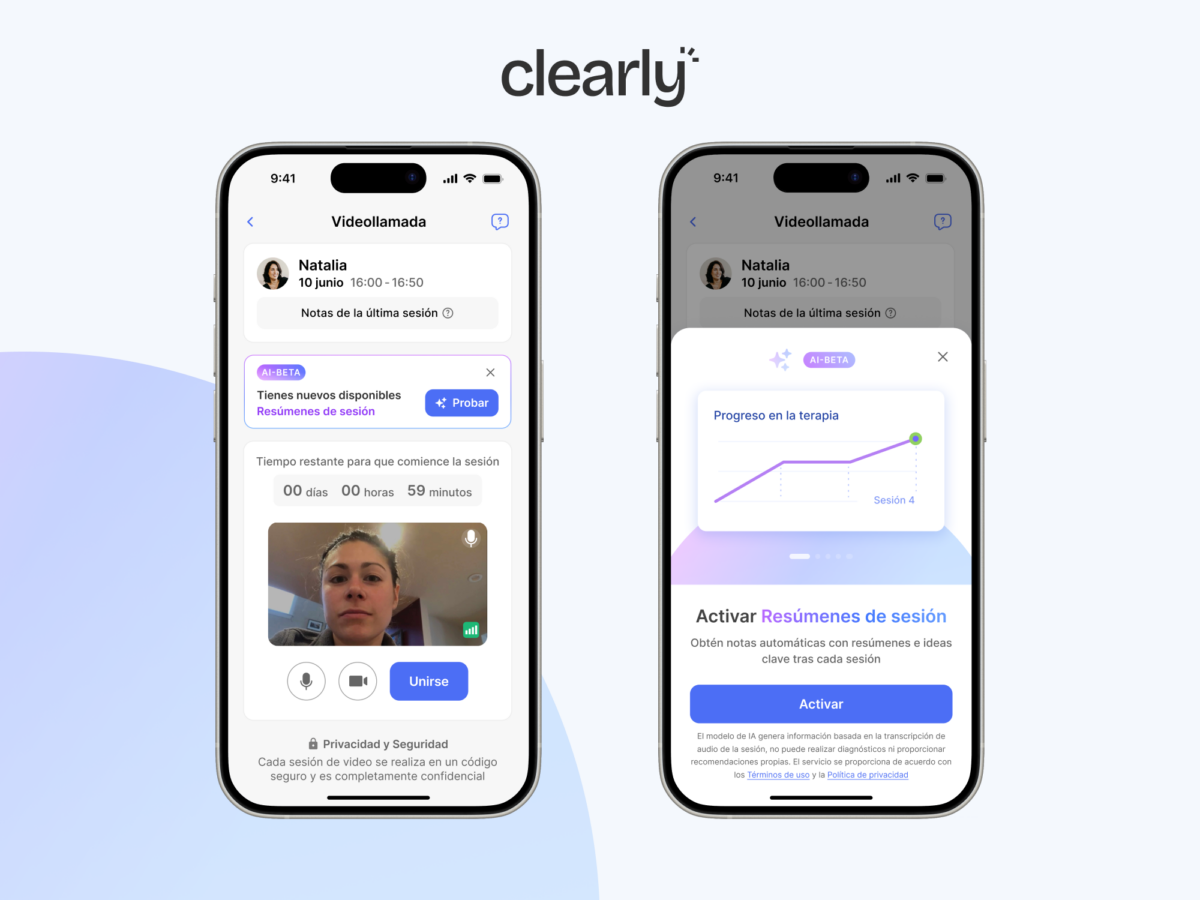 Así es Clearly, la app que mezcla inteligencia artificial y terapia con ...