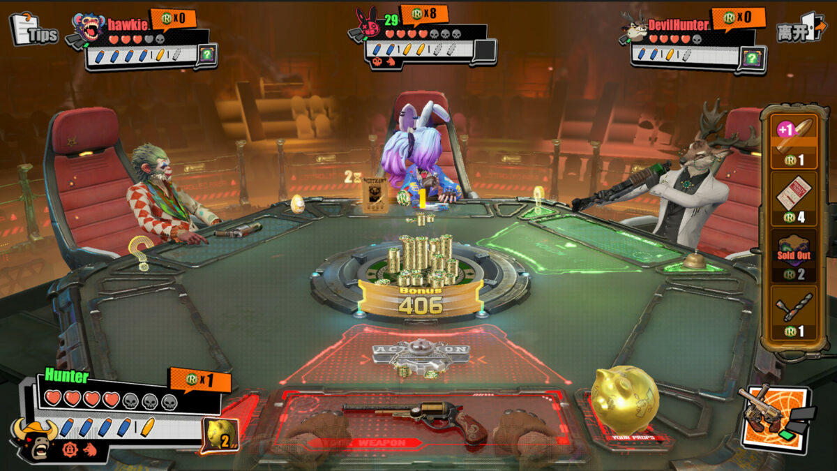 Hunter Roulette transforma la ruleta rusa en un juego de estrategia ...