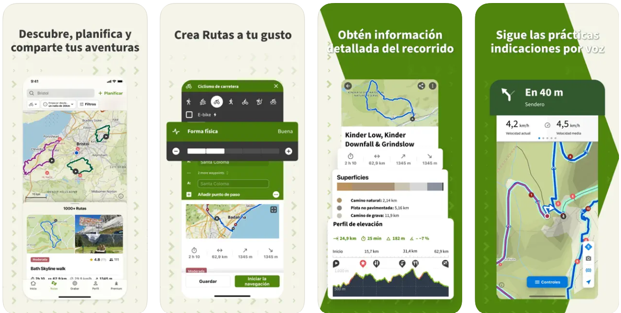 Las mejores apps para hacer rutas y senderismo : Applicantes ...
